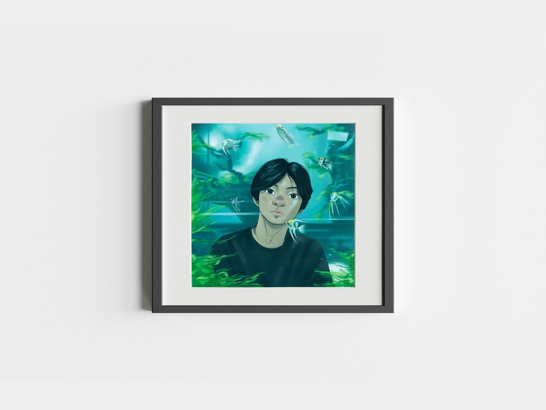 Original Cute Anime Character Art Print | Digital Painting - Etsy