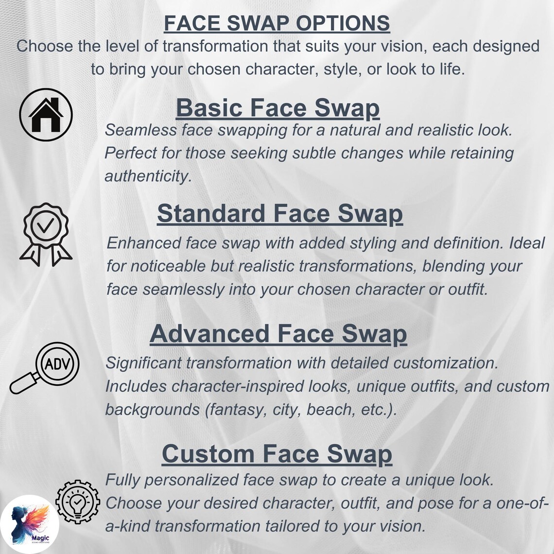 Custom Face Swap Portrait, Futuristic Cyberpunk Style, Digital ...