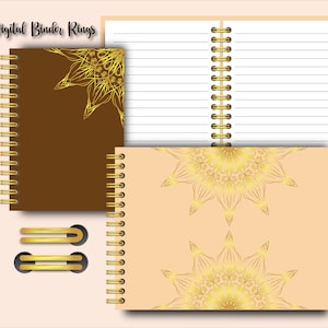 Buy Digital Planner Binder Rings Goodnotes Planner Digital Coils Online ...