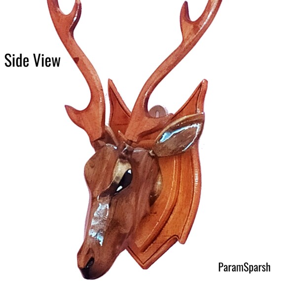 Mounted Deer Head Side View