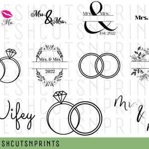 LGBT Wedding Design Bundle, LGBT Pride Svg, Gay Wedding Svg, Lesbian ...