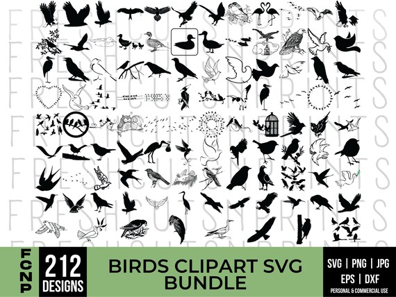 212 Bird SVG Designs Birds Svg Dove Svg Peace Svg Bird - Etsy