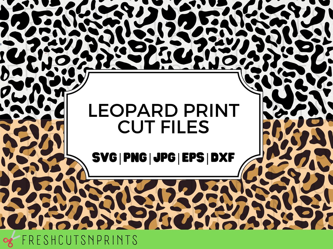 Leopard Print SVG Files , Animal Print Svg, Cheetah Print Svg, Seamless ...