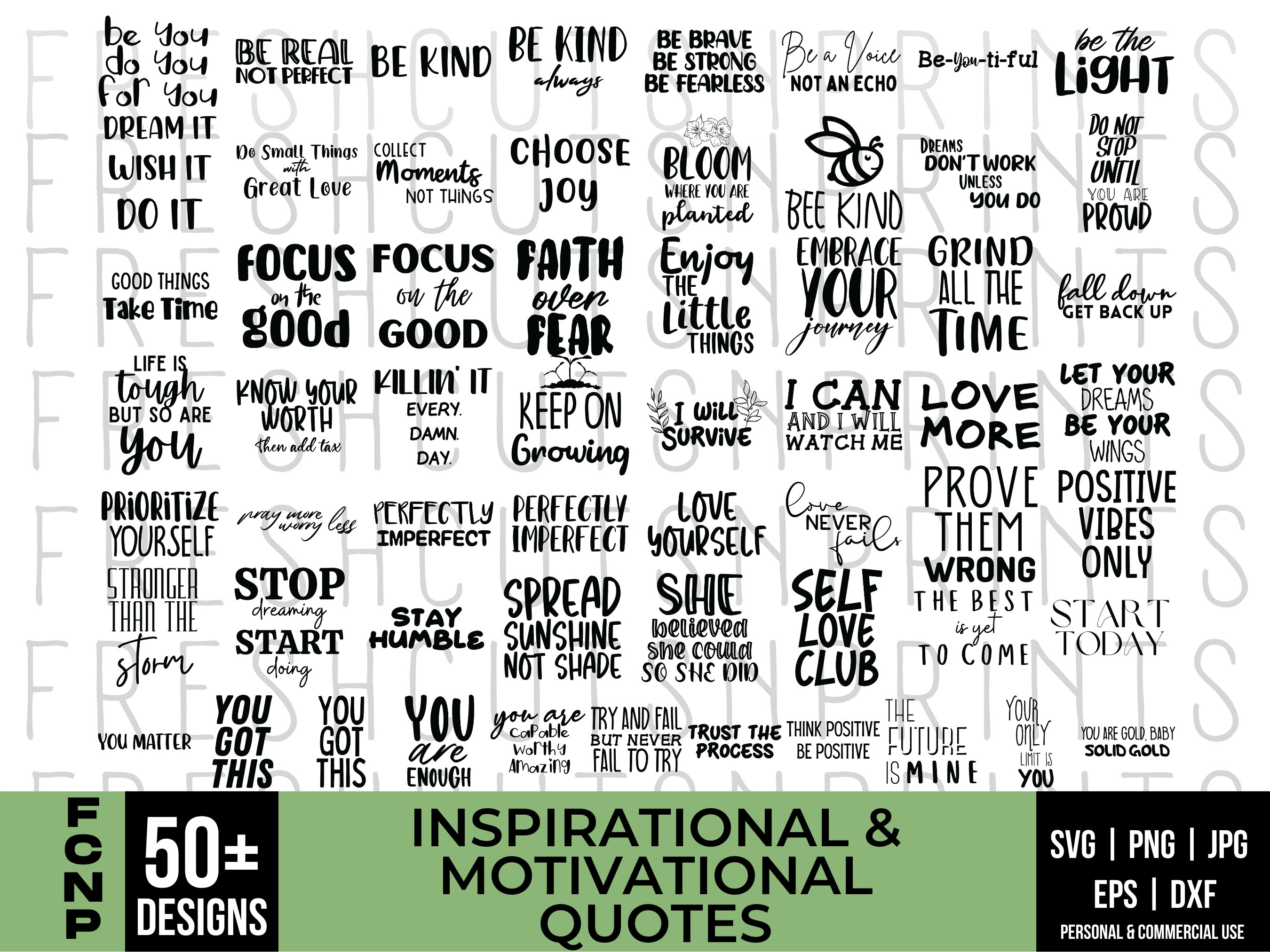 59 Inspirational SVG Bundle, Motivational Svg, Inspirational Quotes ...