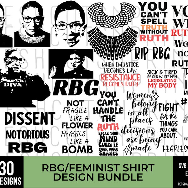 Rbg Svg - Etsy