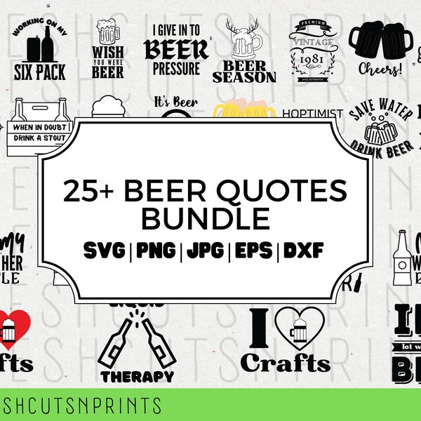 Beer Quote Svg - Etsy