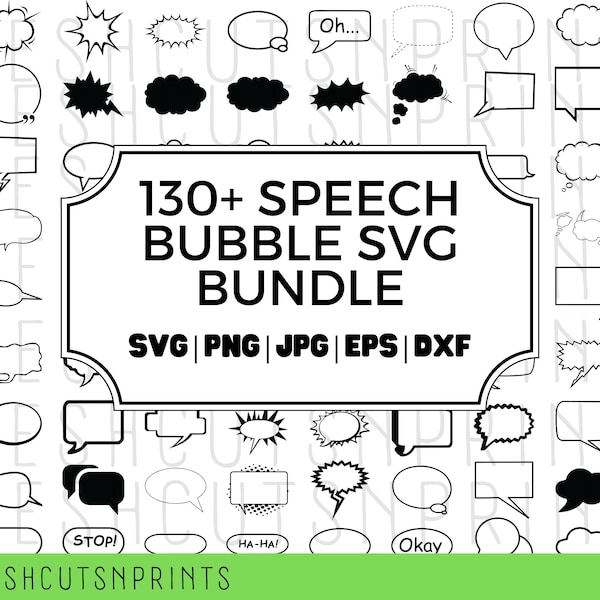 Speech Bubbles - Etsy