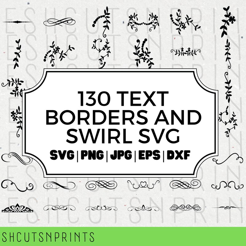 Swirl Stencil Svg - Etsy
