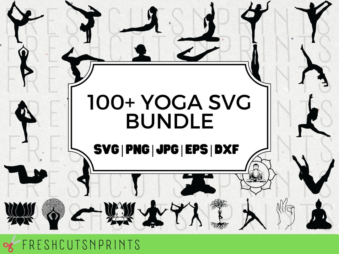 100+ Yoga SVG Bundle , Yoga Poses Svg, Yoga Clipart, Yoga Vector ...