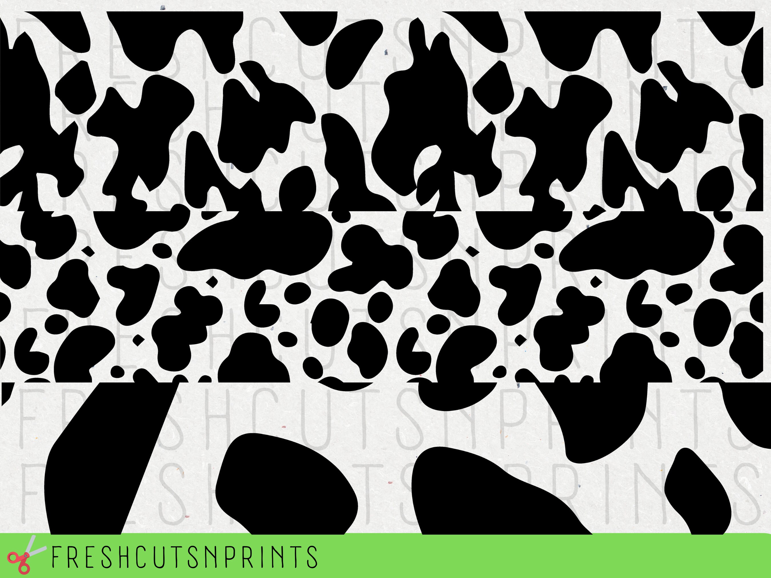 Cow Print SVG Cow Print SVG Seamless Pattern Svg Cow Skin - Etsy