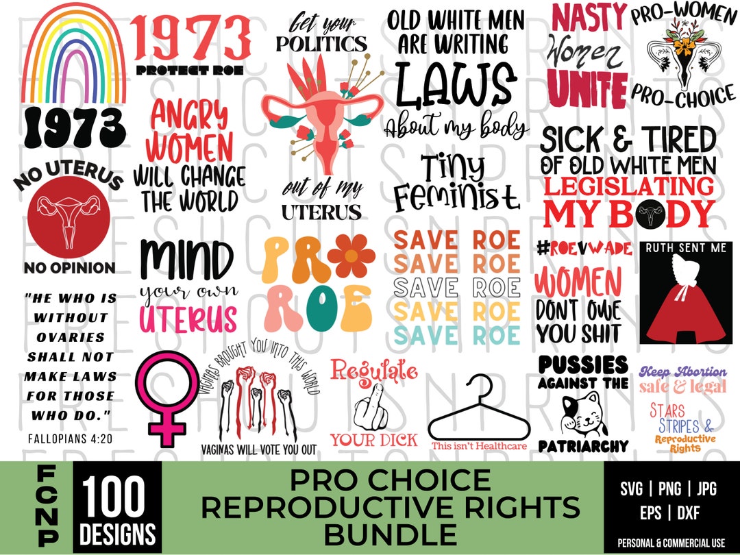 Pro Choice SVG Design, Pro Roe Svg, Reproductive Rights SVG, Women's ...