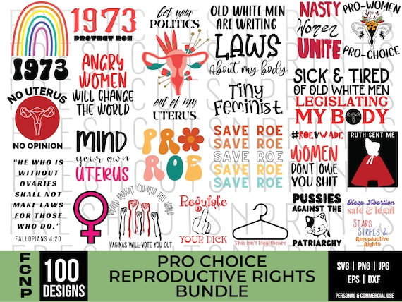 Pro Choice SVG Design Pro Roe Svg Reproductive Rights SVG - Etsy
