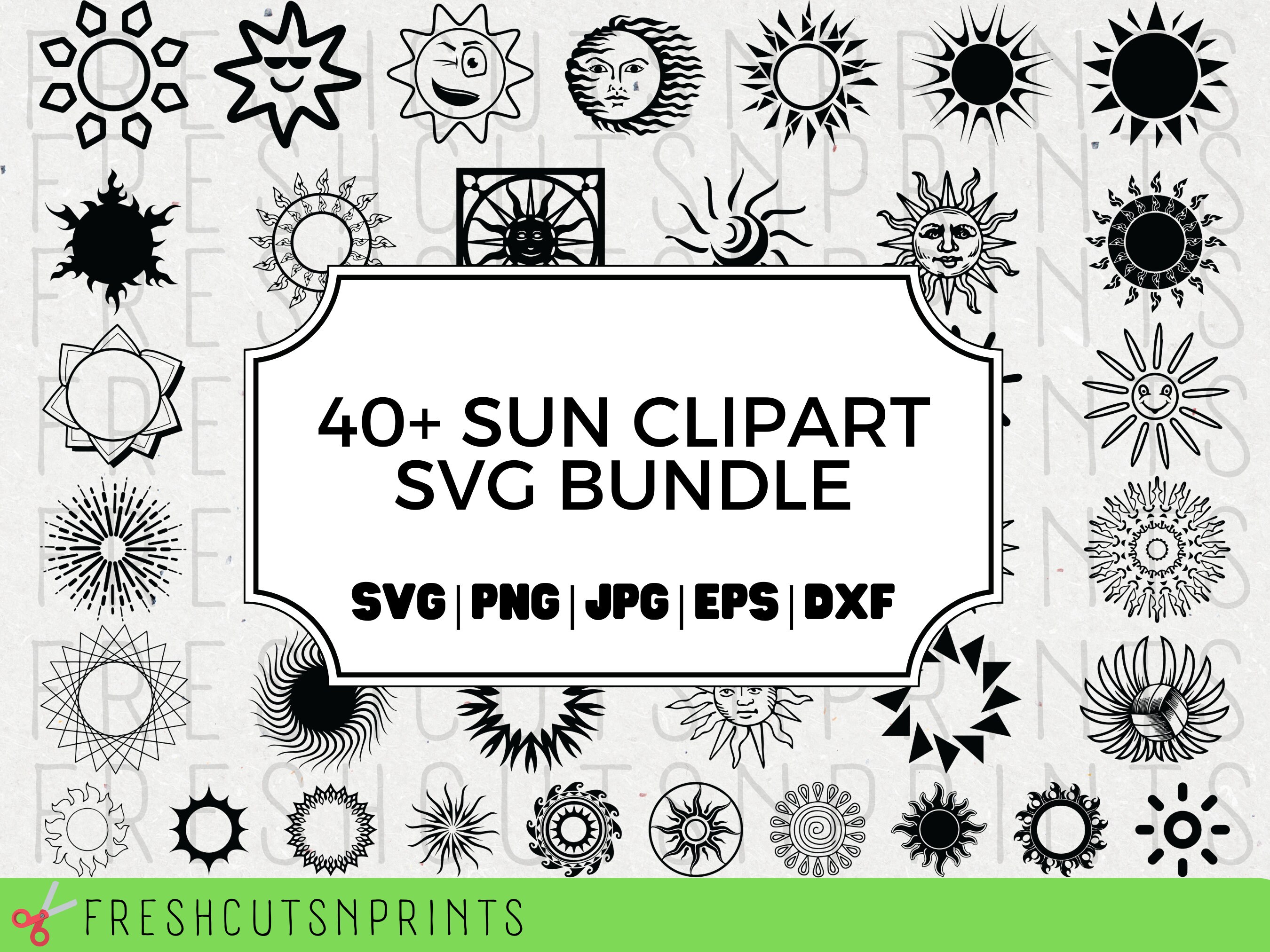 40+ Sun SVG Bundle , Sun Clipart, Sun Vector, Sun Silhouette, Sun Cut ...