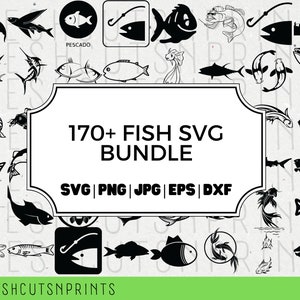 170+ Fish SVG Bundle , Fish Clipart, Fish Cut File, Fish Vector, Fish ...