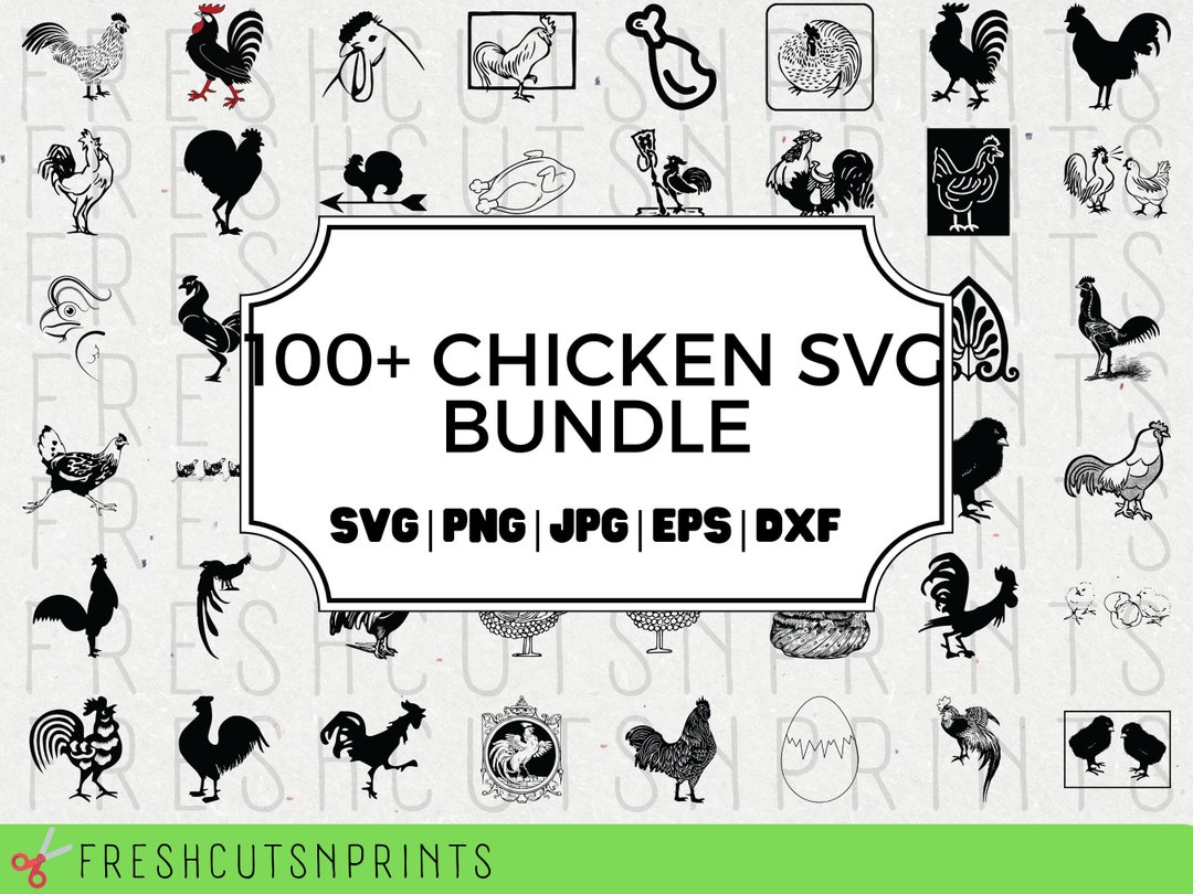 100+ Chicken SVG Bundle, Chicken Clipart, Chicken Vector, Chicken Decal ...