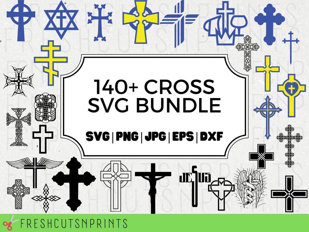 140+ Cross SVG Bundle , Cross Clipart, Cross Cut File, Cross SVG File ...