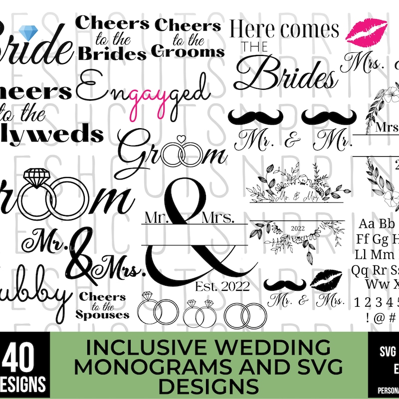 Wedding Stencils - Etsy UK