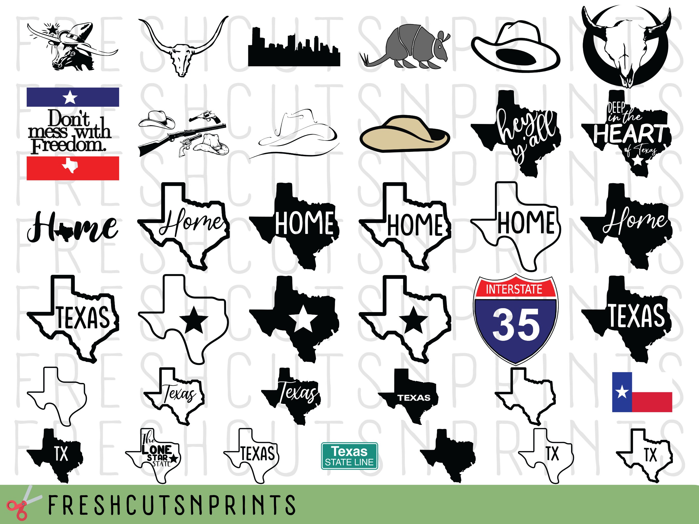 37 Texas Design Set Texas Svg Texas Png Texas Pride Texas - Etsy