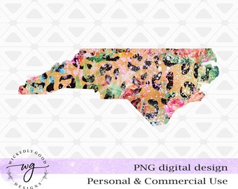 Leopard Nc State Png - Etsy