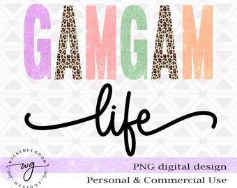 Gam Gam Life Svg - Etsy UK