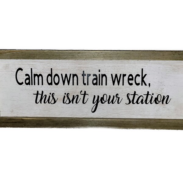 Train Station Sign - Etsy