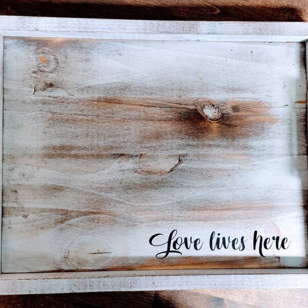 White Distressed Farmhouse Wall Decor - Etsy