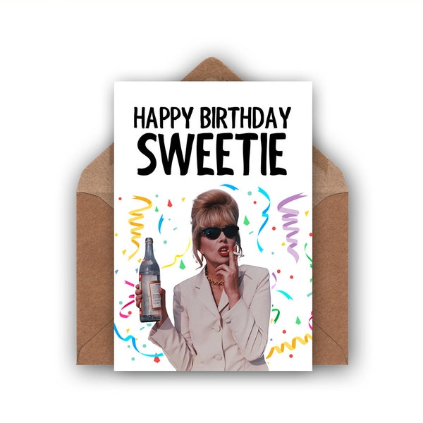 Ab Fab Birthday Cards - Etsy Canada