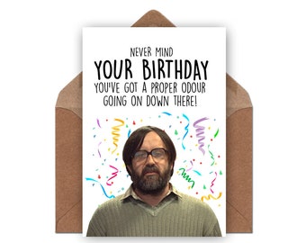 Ricky Gervais Birthday Card - Etsy