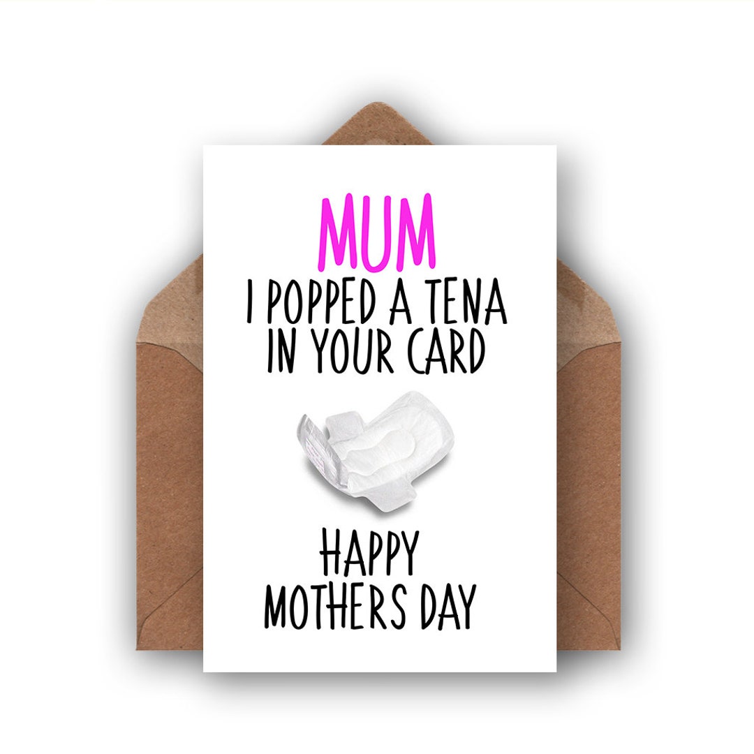 Mothers Day Card Funny Mothers Day Card Rude Mothers Day Etsy