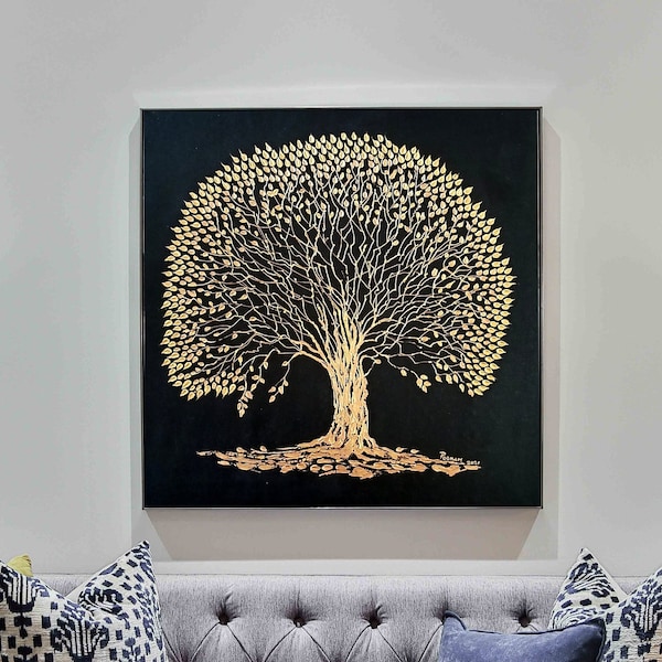 Money Tree Painting - Etsy