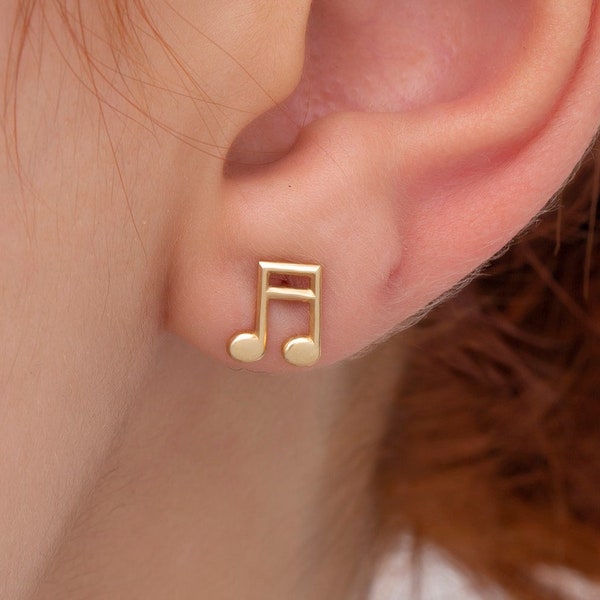 Gold Music Note - Etsy