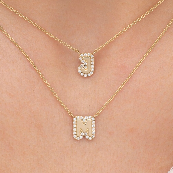 Letter Pendant - Etsy