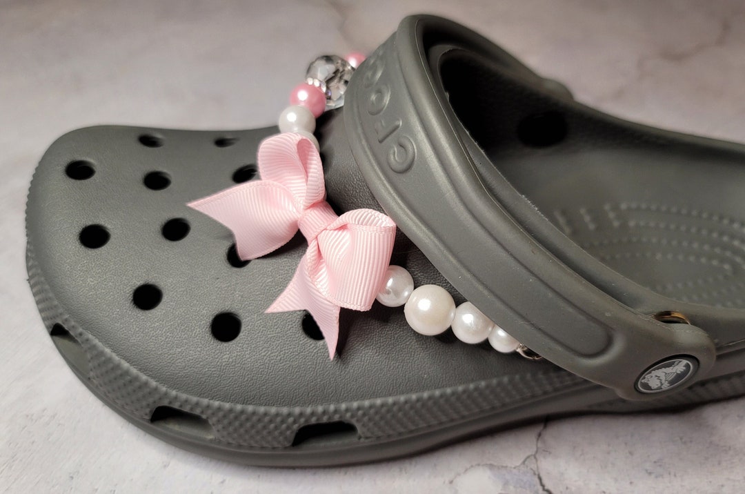 Croc Chains, Beaded Chains, Pearl Croc Chain, Croc Jewelry for Teens ...