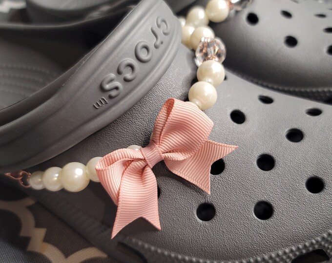 Croc Chains, Beaded Chains, Pearl Croc Chain, Croc Jewelry for Teens ...