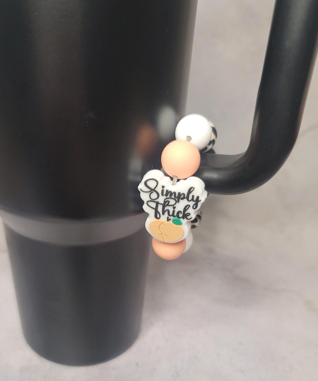 Tumbler Handle Charms - Stanley Handle Charm, Beaded Handle Charm ...