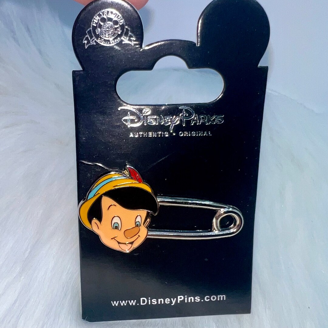 Disney Pinocchio Pin Safety Pin Trading Pin Enamel Pin Authentic Buy 2 ...