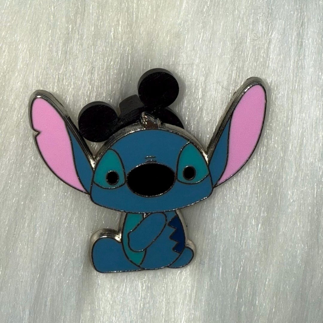 Disney Pin Stitch Pin Stitch Sitting Disney Pin Trading Pin Enamel Pin ...