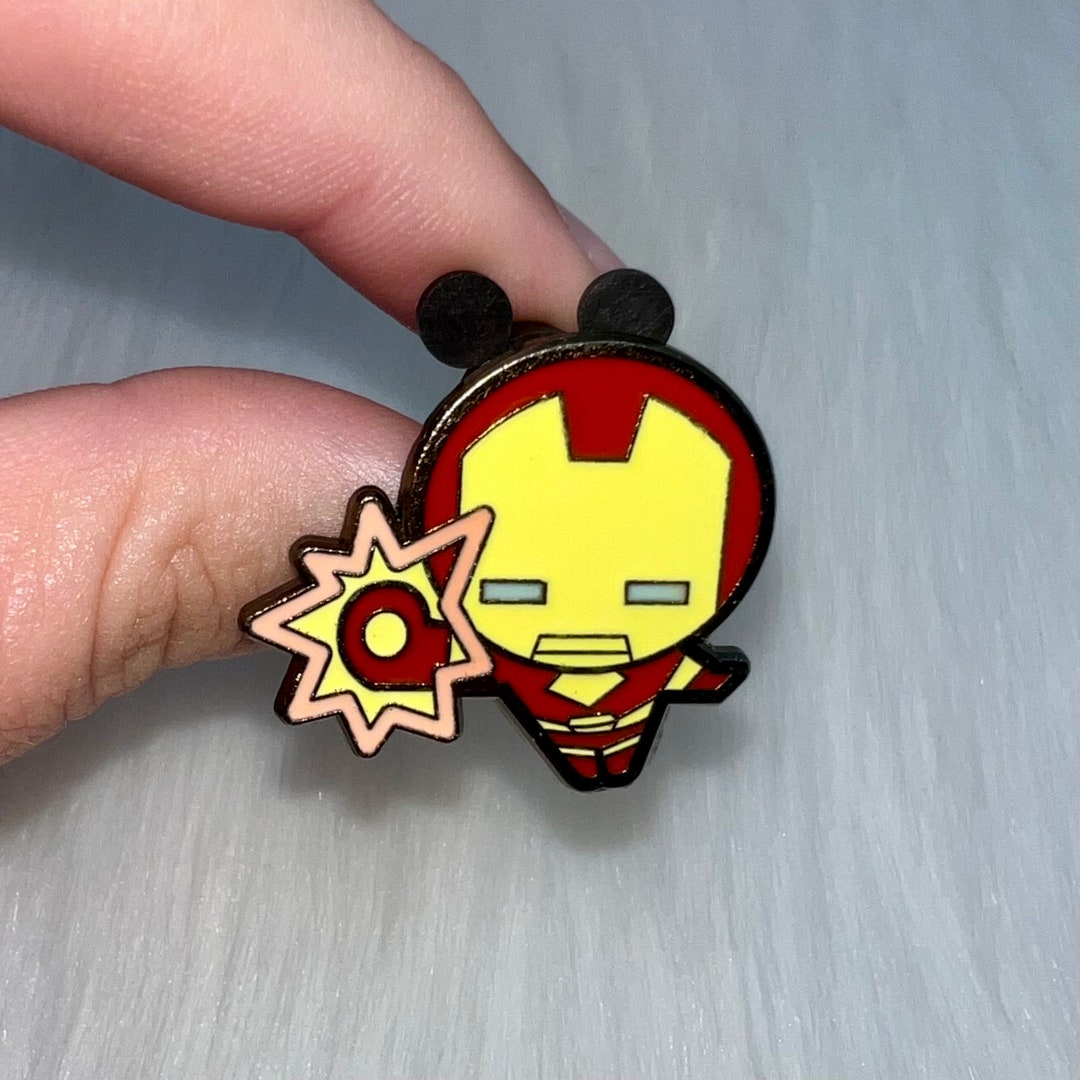 Disney Pin Iron Man Pin Kawaii Art Trading Pin Enamel Pin Authentic Buy ...