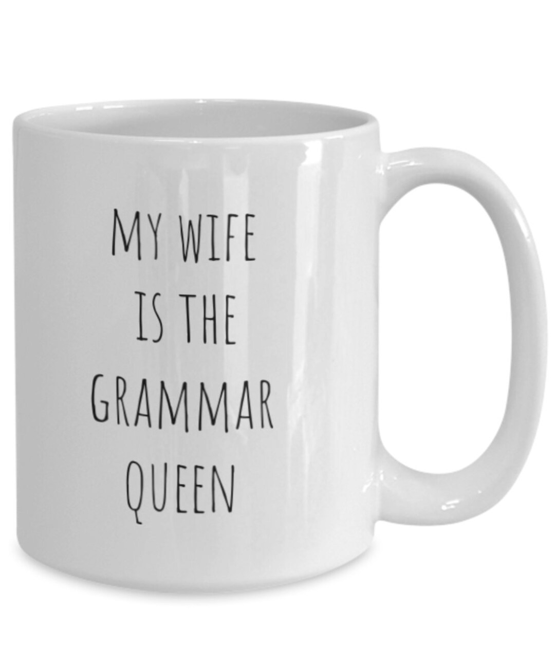 Sarcastic Wife, Correct Grammar Mug, Funny Grammar, Wife Gift, Perfect ...