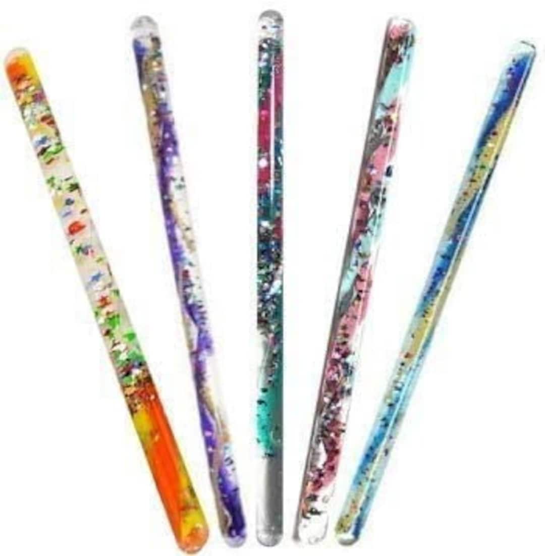 Star Magic Exclusive 11 Inch Spiral Glitter Wand Hand Fidget Wonder ...