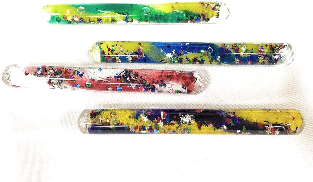 Glitter Wand 5 Inch Spiral Mystical Magic Wonder Tube 4 Pack - Etsy
