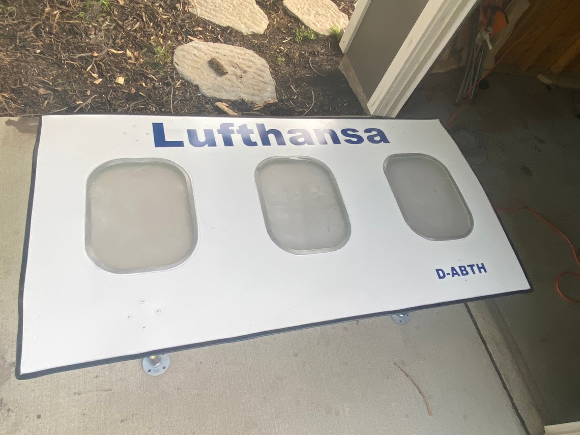Lufthansa Boeing 747 Jumbo Jet Coffee Table - Etsy