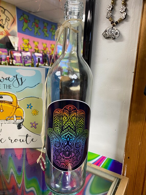 Incense Burner Repurposed Wine Bottle - Etsy