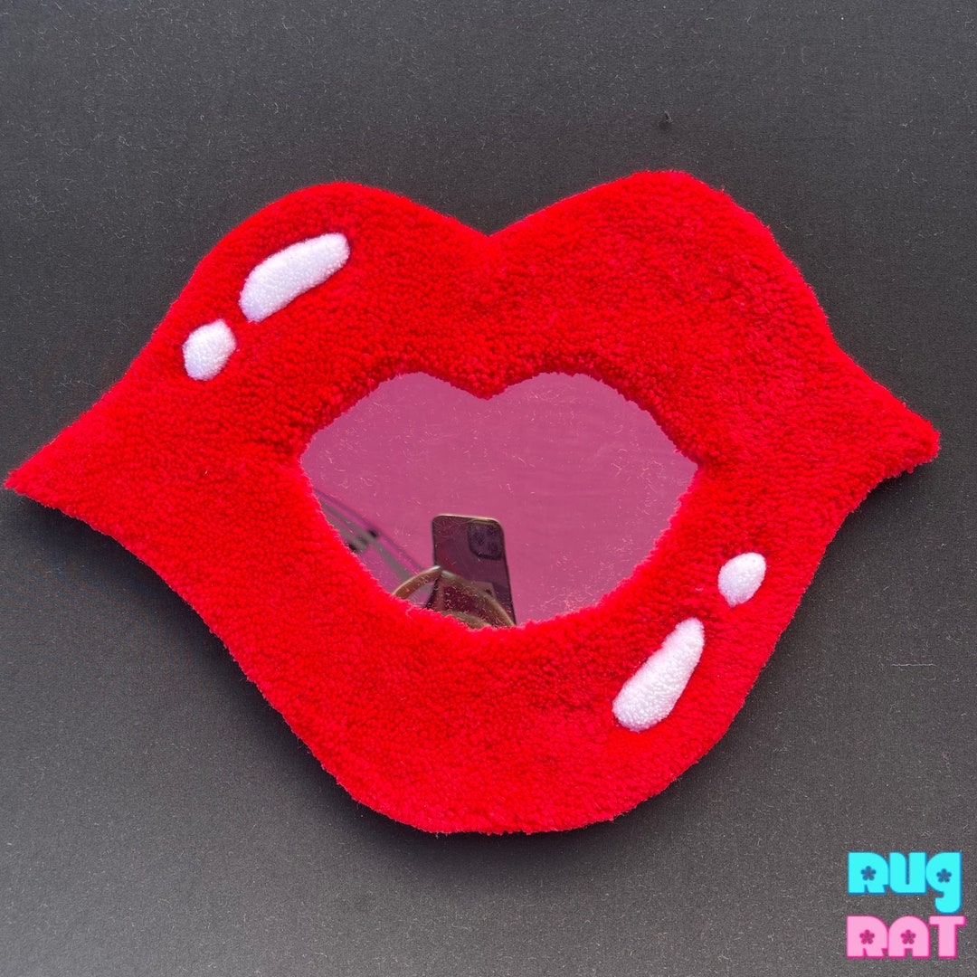 Red Lips Mirror - Etsy Australia