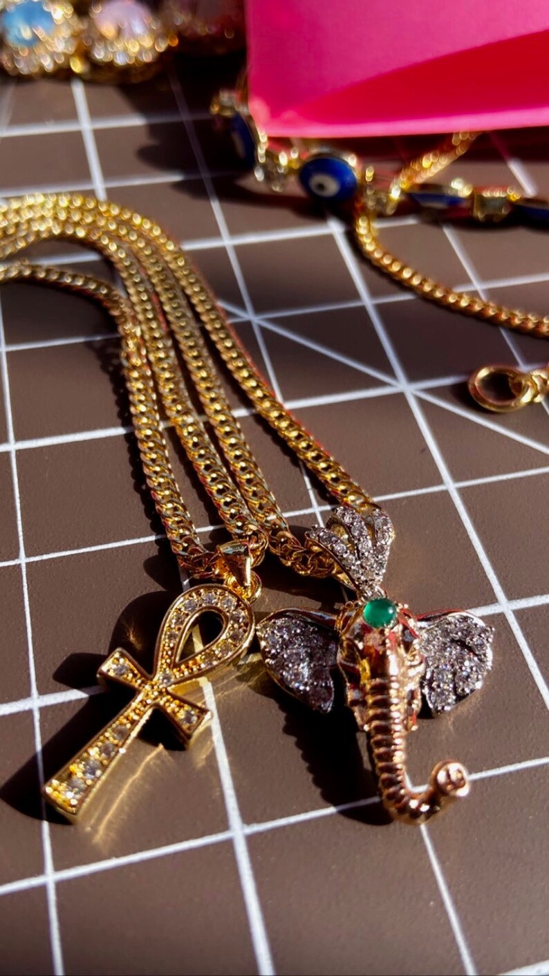 Egyptian Goddess Tablet Necklace Gold Egyptian Necklace Gift - Etsy