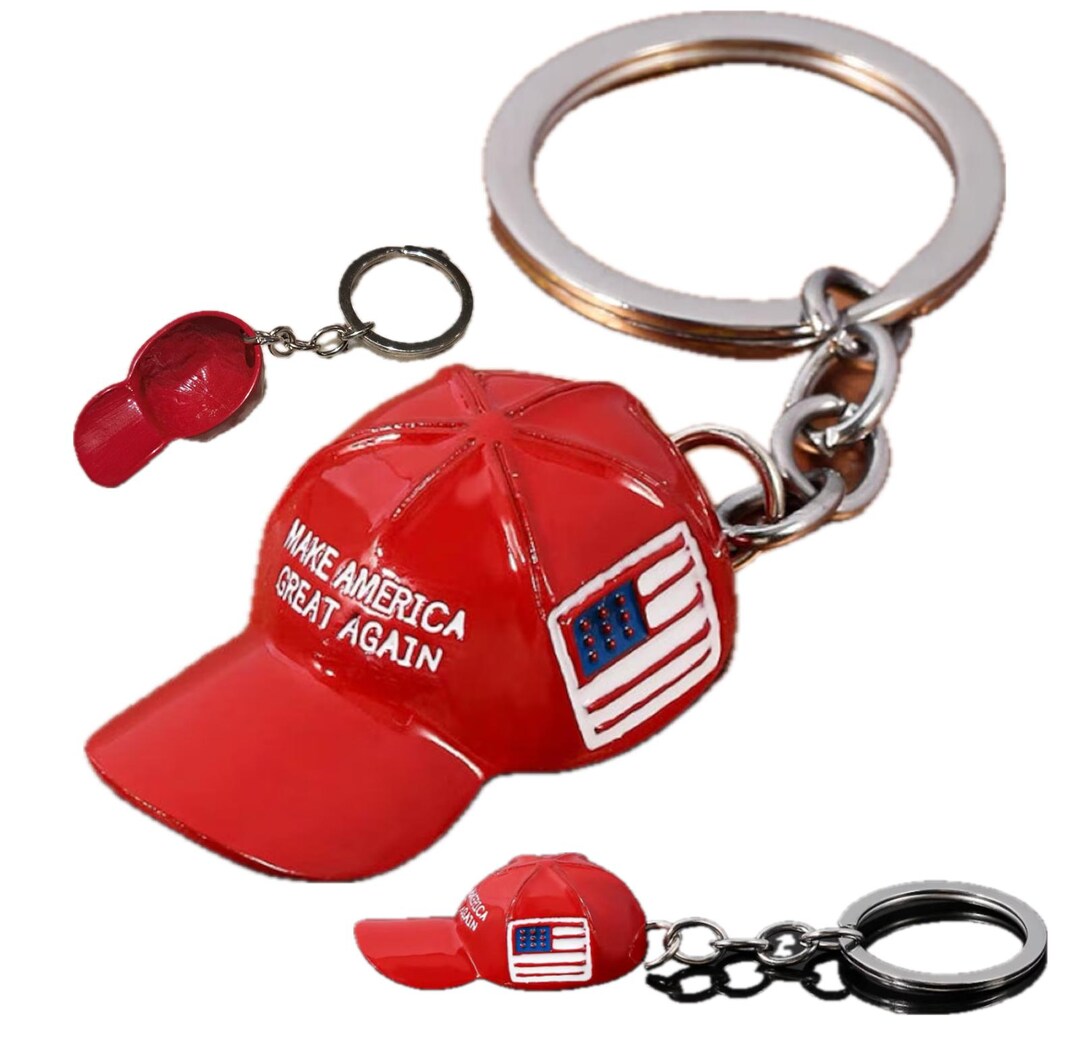 DONALD TRUMP 2024 Memorabilia Maga Collector's Keychain Keyring 2024 ...
