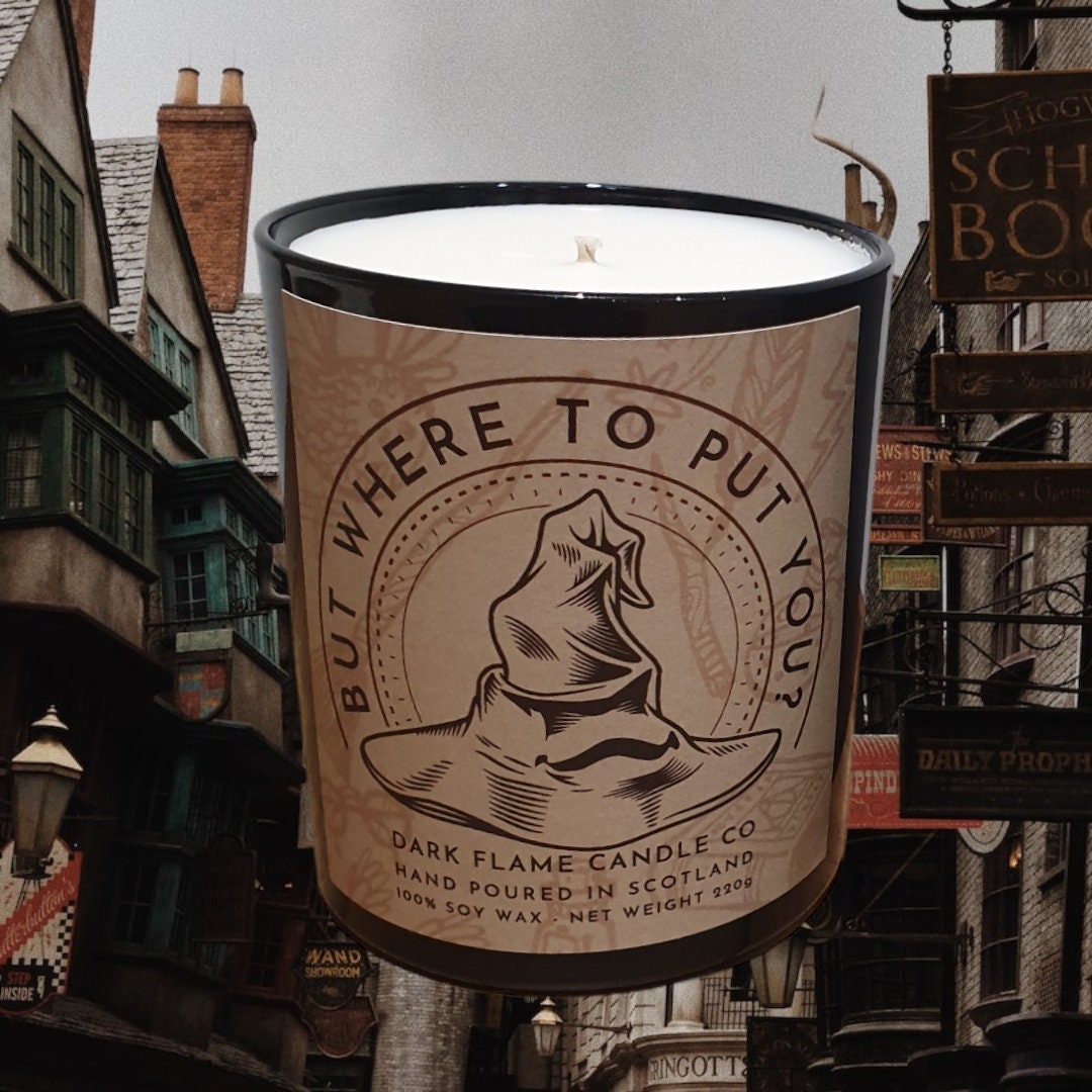 Sorting Hat Candle: Wizarding House Reveal, Butter Beer Scent (vegan ...