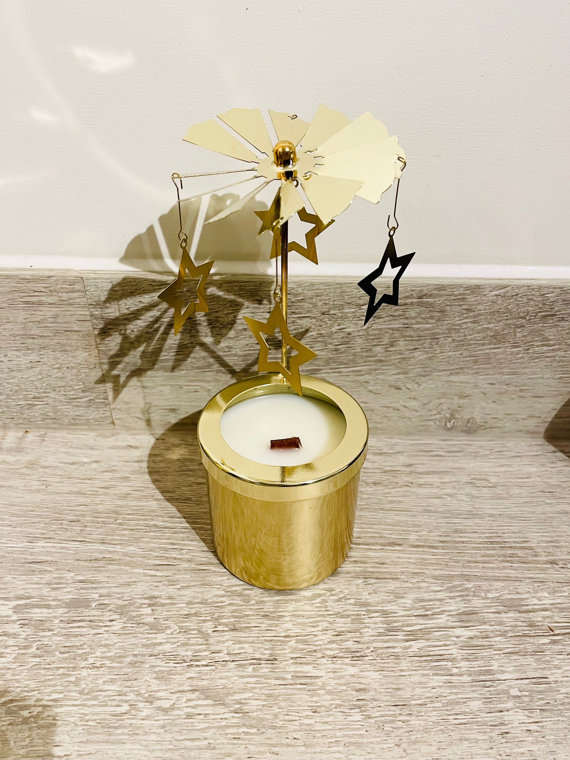 Wooden Candle Carousel Christmas - Etsy UK