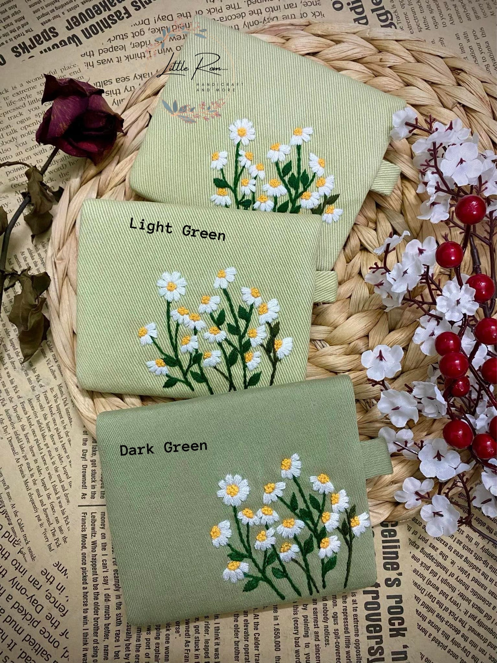 Hand-embroidered Wallet| Cash and Card Wallet | Gift for Her| Spring ...