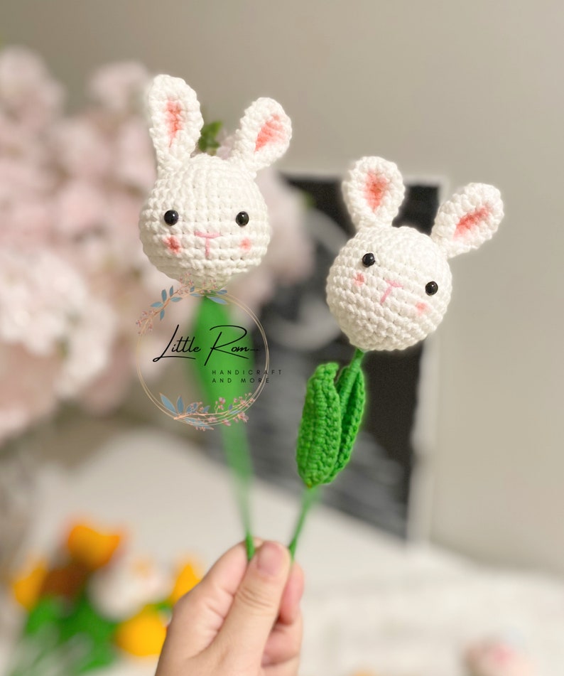 Crochet Animal Flower, Cute Flower Bouquet, Home Decor / Crochet Tiered ...